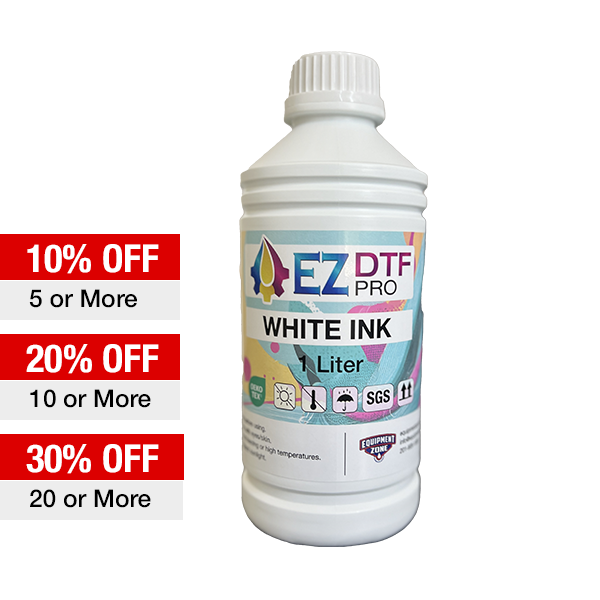 EZ DTF PRO White Ink 1 Liter (1000 ml) — Equipment Zone Online Store
