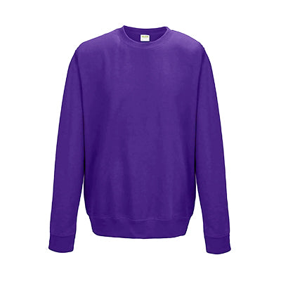 College Crew Neck Sweat - Purple